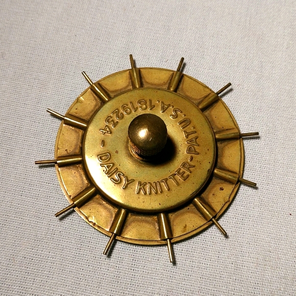 Vintage Daisy Knitter | Office | Vintage Daisy Knitter Brass Flower ...